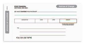 NetBankStore.com: Advice of Charge Forms