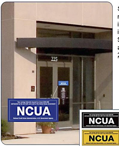 NetBankStore.com: NCUA Sign No Base